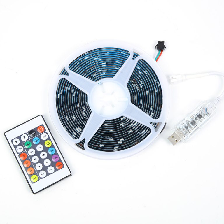 USB RGBIC LED Light Strip - Enhance Ambiance with Vibrant Rainbow ...