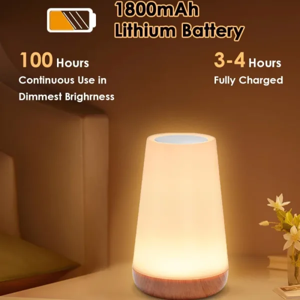 RGB Touch Magic Lamp – Smart Rechargeable RGB Night Light - Light Verse